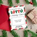 Printable Christmas Lottery Ticket Holder, Wishing You a LOTTO Holiday ...