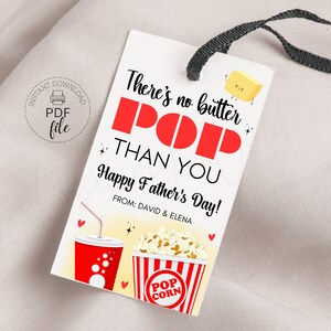 Happy Father's Day Gift Tag | Printable Personalized Father's Day ...