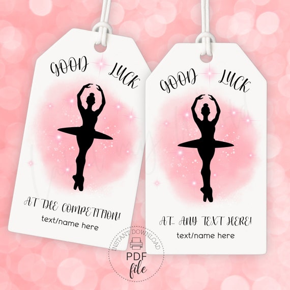Dance Gift Tags