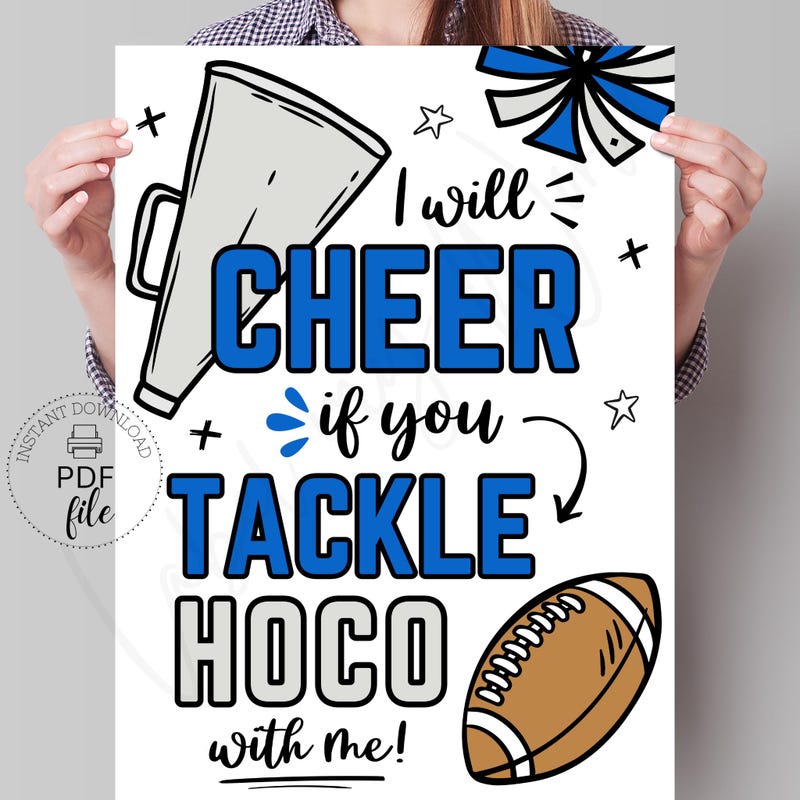 Football Hoco Cut Outs - Etsy