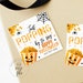 Printable/editable Just Popping by to Say Happy Halloween Gift Tags ...