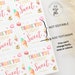 Printable Thank You Birthday Party Favor Tag Personalized Thanks for ...