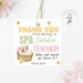 Thank You for Being Spa-tacular Gift Tag Printable Teacher/nurse/friend ...