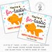 Printable Valentine Goldfish Gift Tag, You're a Fin-tastic Friend 2.5 ...