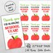 Printable End of School Teacher Appreciation Gift Tag, Personalized ...
