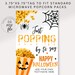 Printable Just Popping by to Say Happy Halloween Popcorn Bag Tag ...