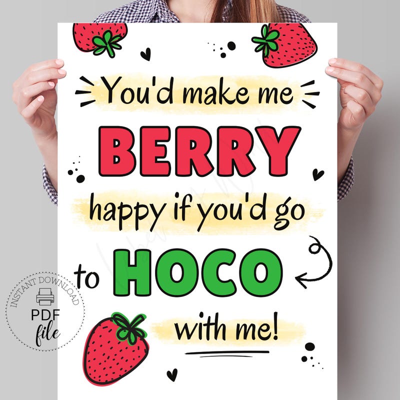 Strawberry Sign - Etsy