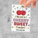 Printable Teacher Appreciation Fruit Gift Tag, You're a Cherry Sweet ...