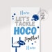 Editable HOCO Football Proposal Sign | Printable Let's Tackle HOCO ...