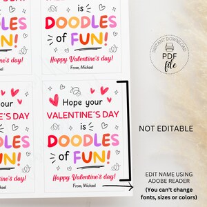 Printable Magnetic Drawing Board Gift Tag, Personalized Hope Your ...