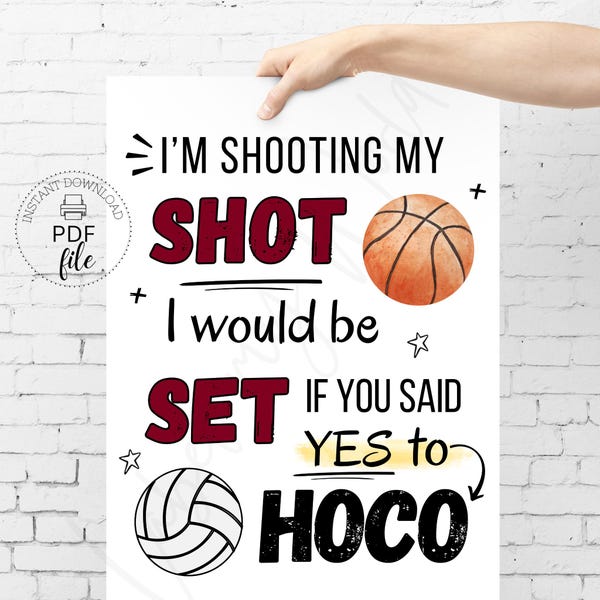 Volleyball Hoco Sign - Etsy