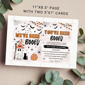 Printable You've Been Booed & We've Been Booed Signs, Halloween ...