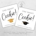 Printable One Smart Cookie Congratulations Grad Gift Tag, Graduation ...
