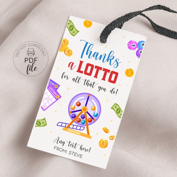 Thanks a Lotto - Etsy