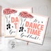 Ballerina Good Luck Tag, Printable Ballet Dancer It's Dance Time Gift ...