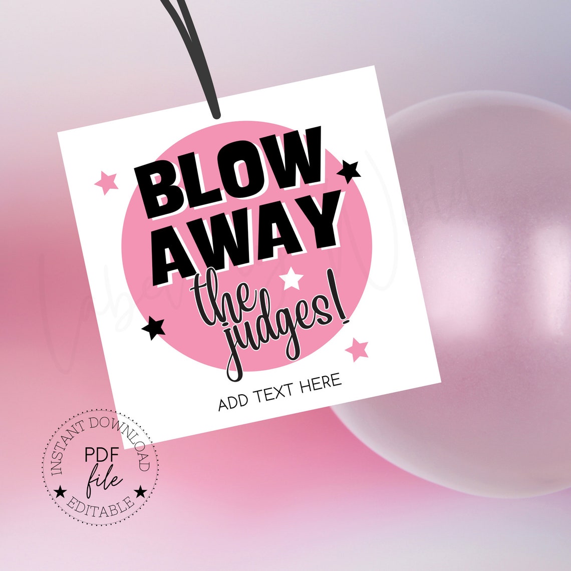 Printable Lollipop Gum Gift Tags, Personalized Gymnastics/sports Team ...