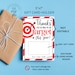 Target Gift Card Holder Template | Printable Thanks for Keeping Me on ...