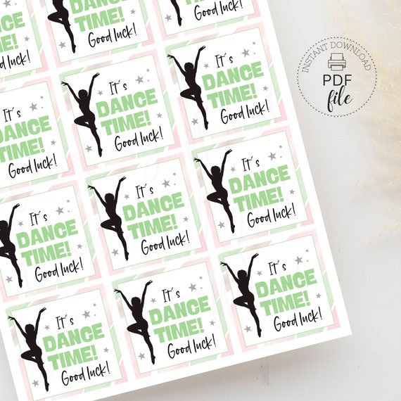 Dance Gift Tags
