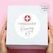 Hangover Recovery Kit Sticker | Bachelorette Party/weekend Round ...