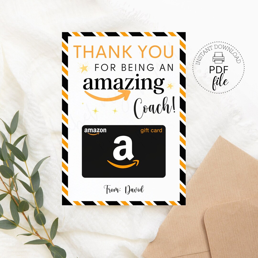 Printable Amazing Gift Card Holder Template, Thank You for Being an ...