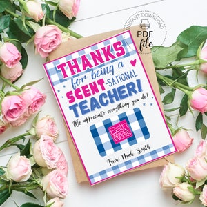 Bath & Body Gift Card Holder Template | Printable Thanks for Being a ...