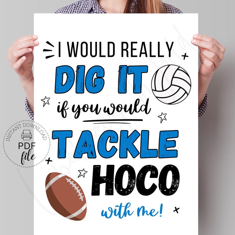 Volleyball Hoco Proposal - Etsy