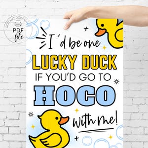 Lucky Duck Hoco Proposal - Etsy