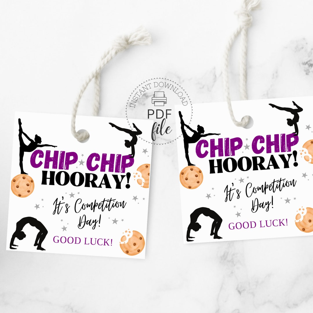 Gymnastics Chip Chip Hooray It's Competition Day Good - Etsy