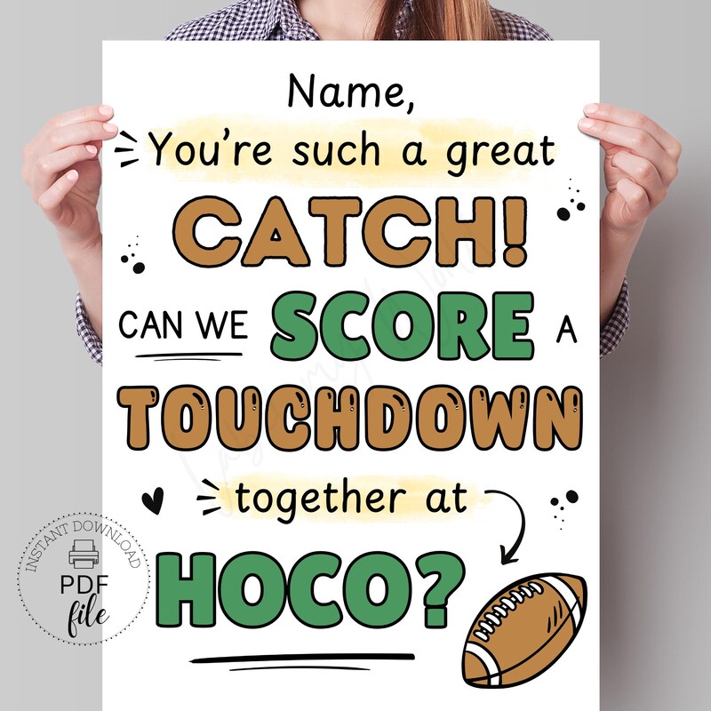 Custom Hoco Proposal Poster - Etsy