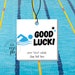 Swim Team Treat Tags Printable Good Luck Tags - Etsy