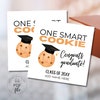 Printable School Graduation Gift Tag, Personalized Here's to A Bright ...