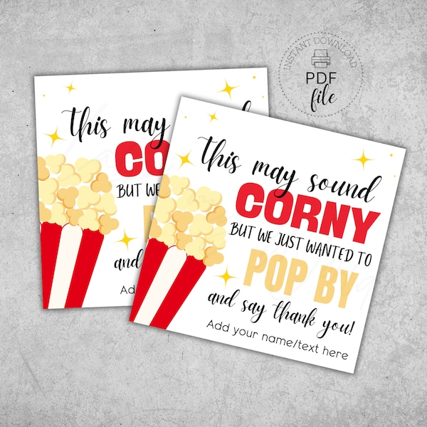 Teacher Appreciation Popcorn - Etsy