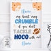 Editable HOCO Cookies/football Proposal Sign | Printable My Heart May ...
