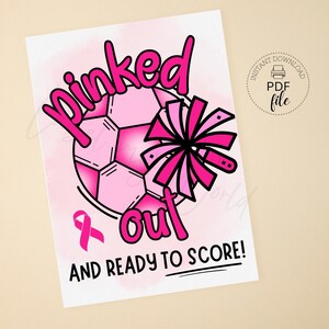 Printable Soccer Pink Out Game Day Tags, Pinked Out and Ready to Score ...