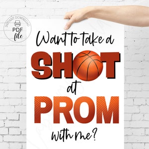 Prom Proposal Basketball Sign - Etsy