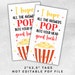 Popcorn Appreciation Gift Tag | Printable This May Sound Corny Thank ...