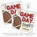 Printable Football Game Day Tag, Game Day Treats Good Luck Gift Tags ...