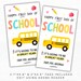 Printable Happy First Day of School Tag, Teacher/classroom Back to ...