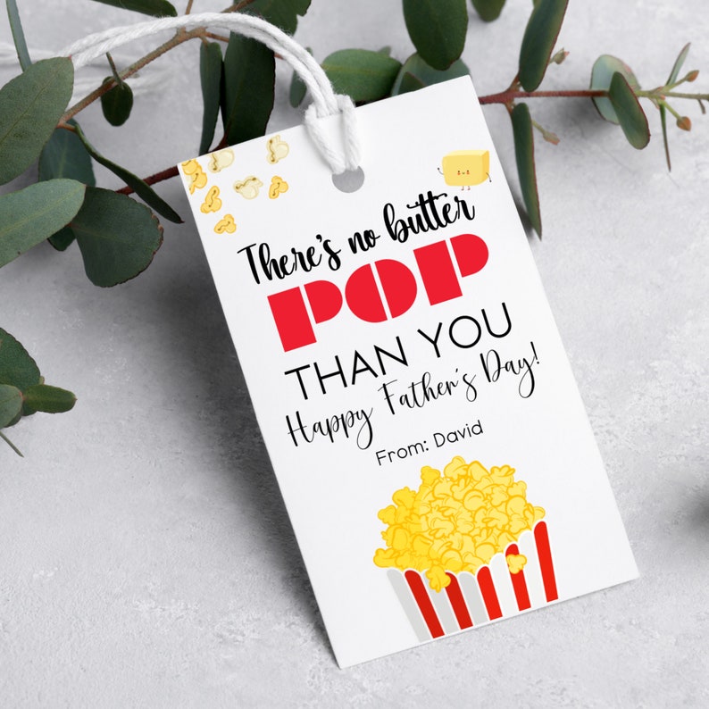 Happy Father's Day Gift Tag Printable Personalized - Etsy