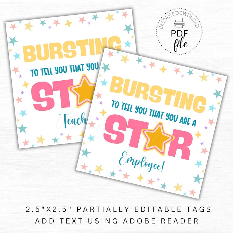 Starburst Stickers - Etsy