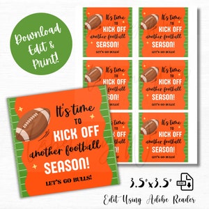 It's Time to Kick off Another Football Season Tags, Football Treats ...