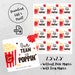 Printable Our Team is Poppin' Tags | Personalized Cheer Popcorn Team ...