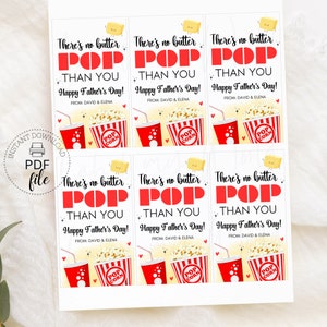 Happy Father's Day Gift Tag | Printable Personalized Father's Day ...