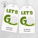 Golf Team Let's Go Tag | Printable Golf Ball Good Luck Game Day Snacks ...