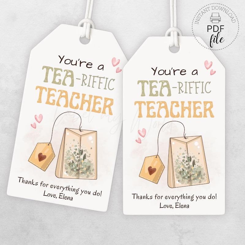 Teacher Tea - Etsy
