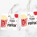Printable Our Team is Poppin' Tags | Personalized Cheer Popcorn Team ...