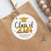Class of 2024 Grad Party Favor Stickers Printable Thank You Gift Tags ...