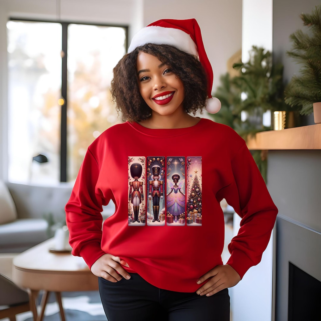 Black Nutcracker Sweatshirt African American Nutcracker Christmas Shirt ...