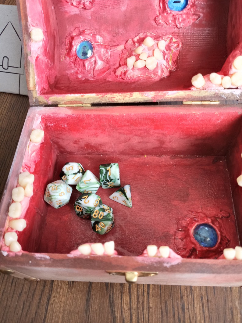 Mimic Dice Box Dnd Player Starter Kit - Etsy