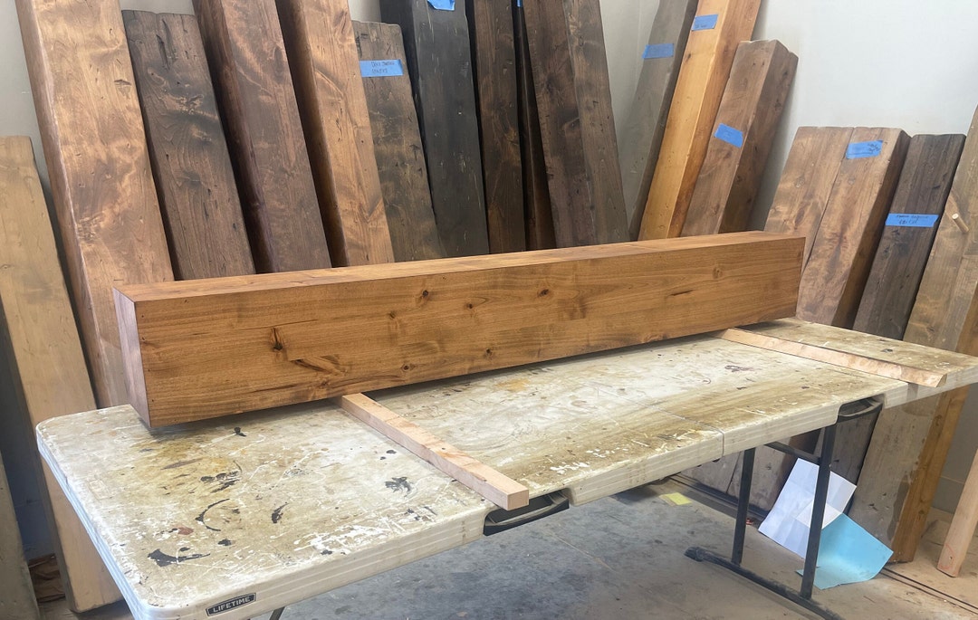 Repisa de madera, repisa de madera rústica, repisa hecha a mano, repisa ...